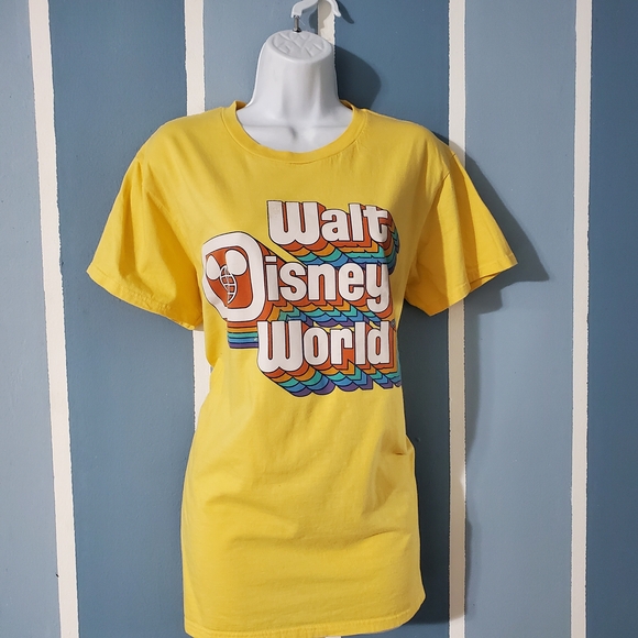 Disney | Tops | Disney Yellow Walt Disney World Tee | Poshmark